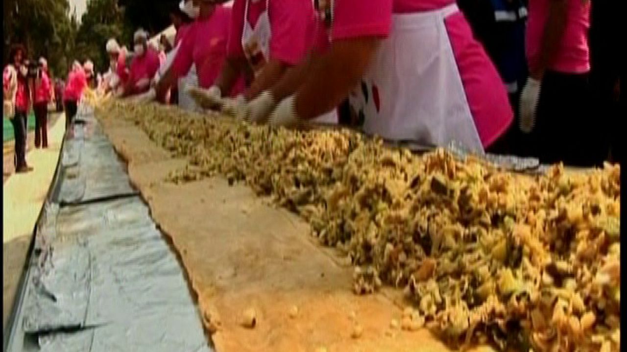 La enchilada mejicana más grande del mundo