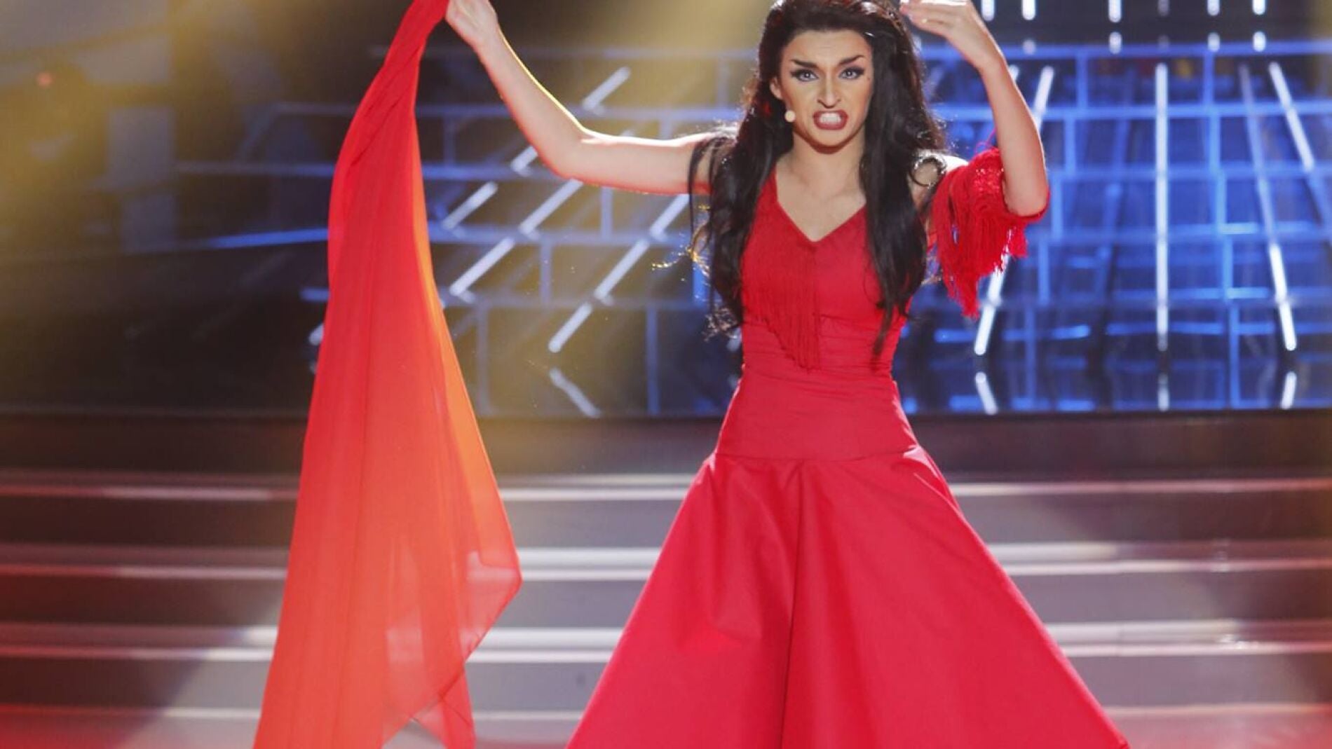 Melody imita a Lola Flores en Tu cara me suena