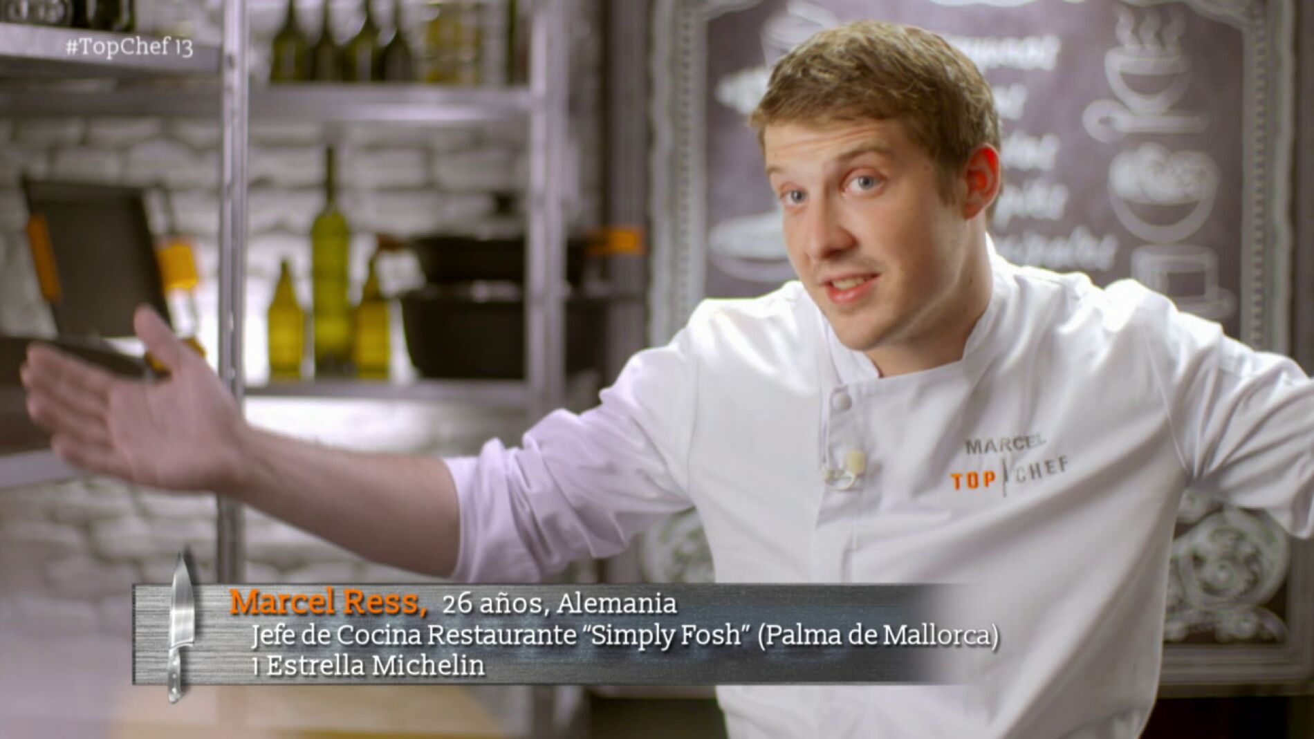 Marcel es el segundo semifinalista de Top Chef