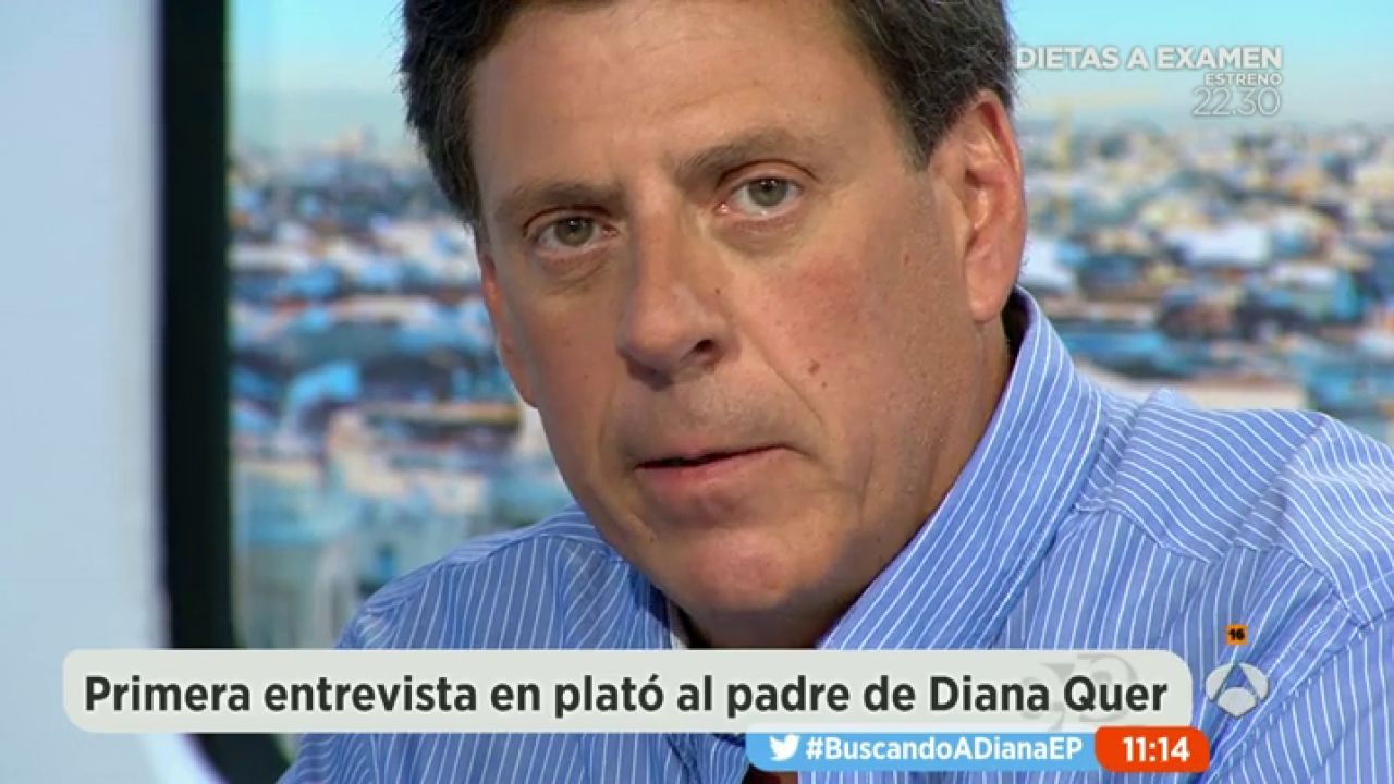 Juan Carlos Quer: "Diana, si hay algo que te impide volver, simplemente ...