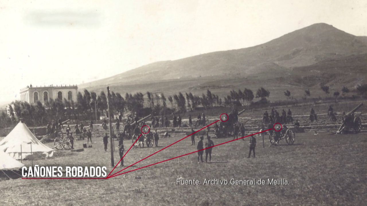 Los rifeños atacaban Melilla con los cañones españoles que robaron