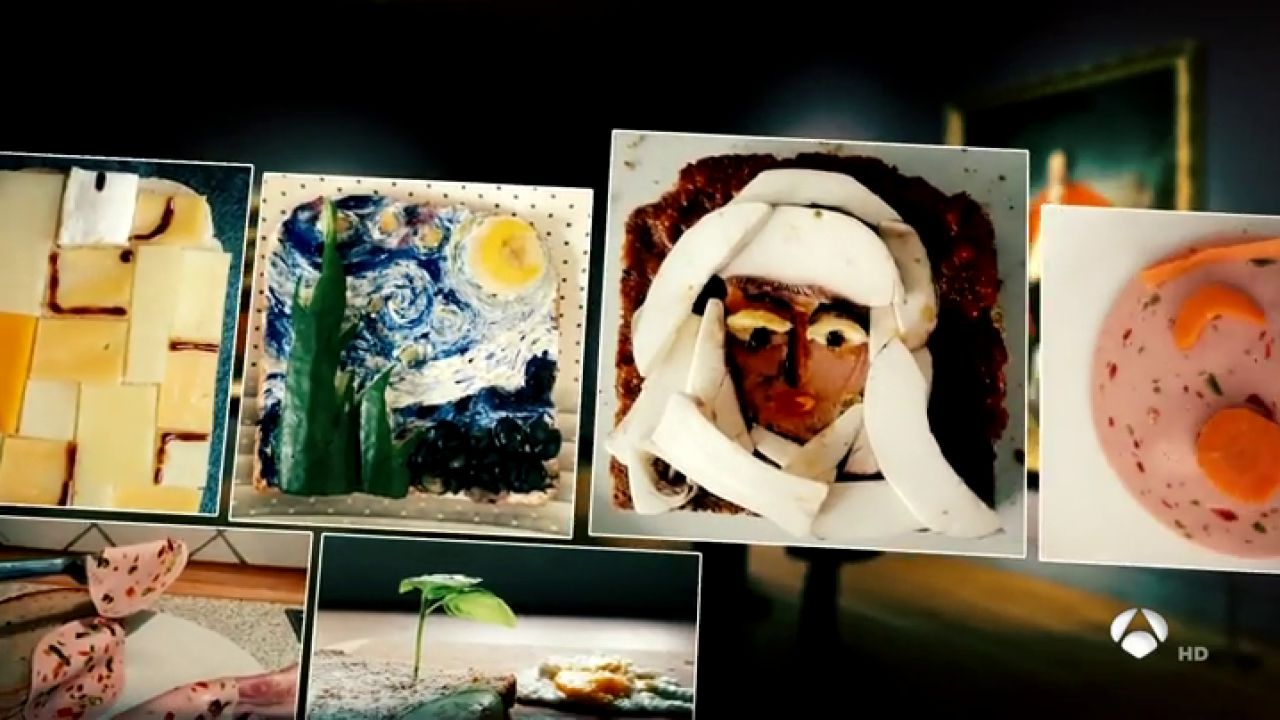 Recrear obras de arte en comida, la última moda en Twitter