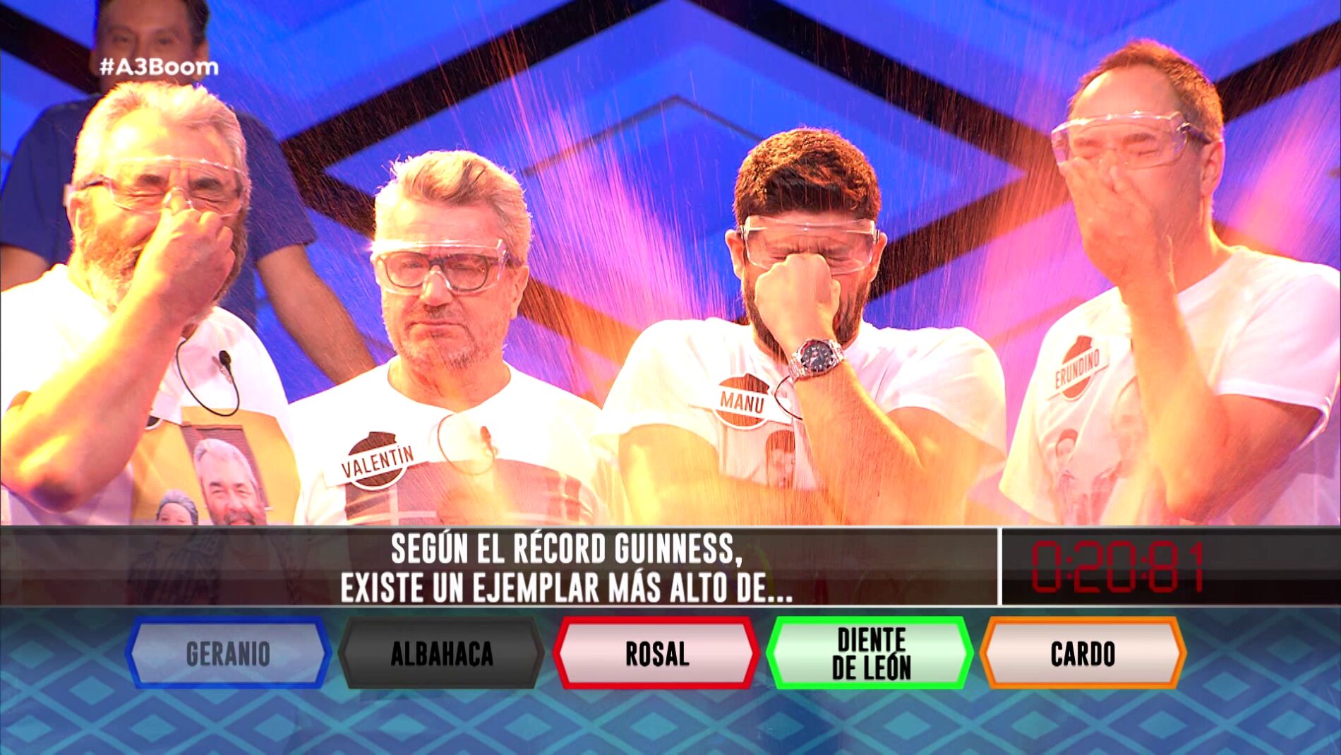 BOOM - La pregunta sobre el Récord Guinness que elimina a uno de 'Los ...