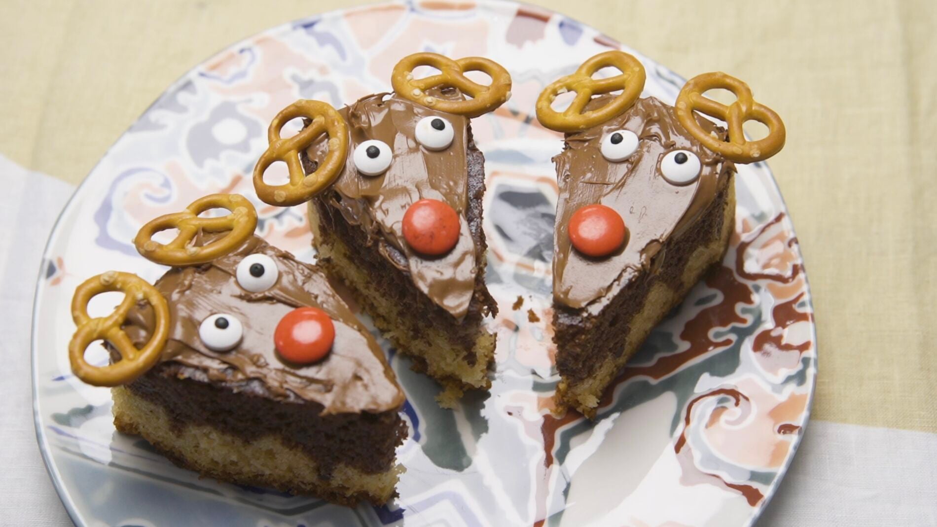 Receta navideña. Pasteles reno: conocerlos es amarlos