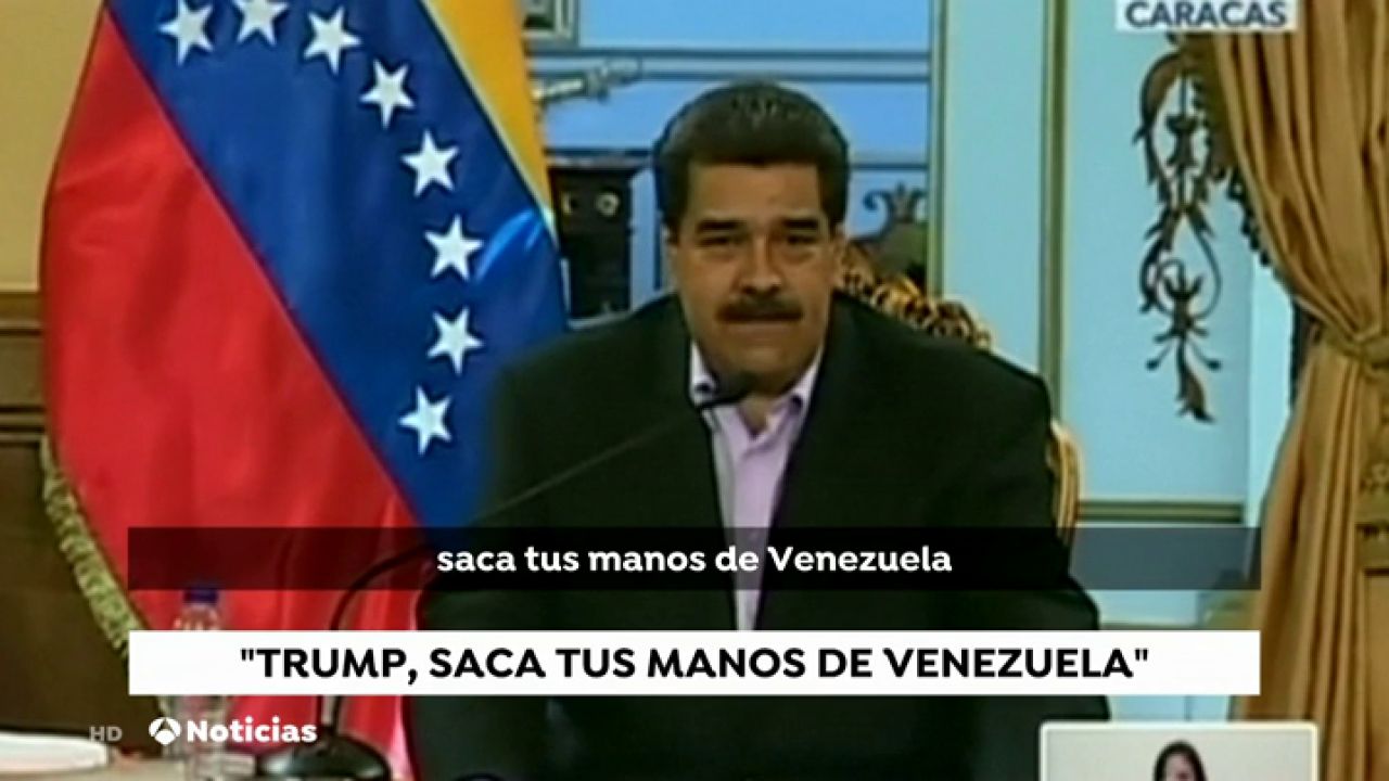 El mensaje en inglés de Maduro a Trump: "Hands off Venezuela de inmediati"