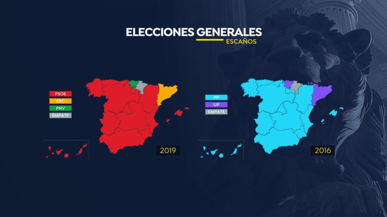 Así Ha Cambiado El Mapa De España De Azul A Rojo Tras Las Elecciones