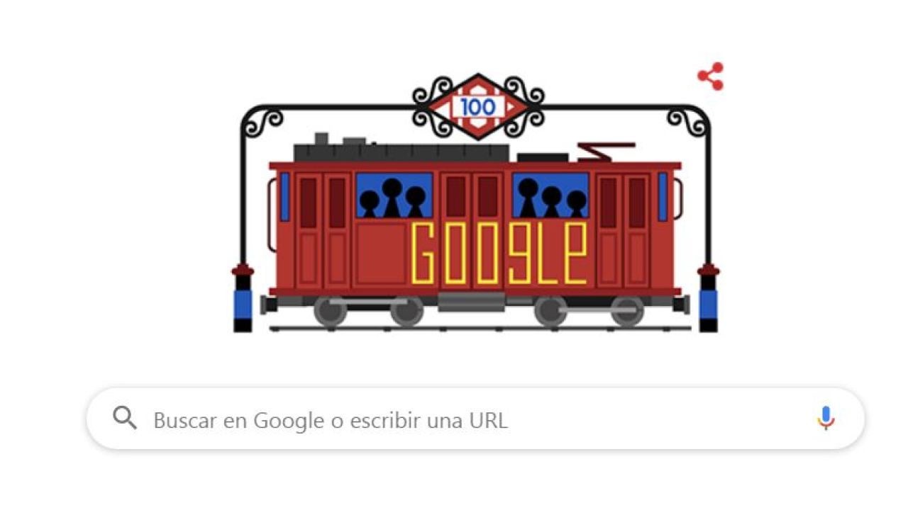 Metro de Madrid: Google celebra el 100 aniversario de Metro de Madrid ...