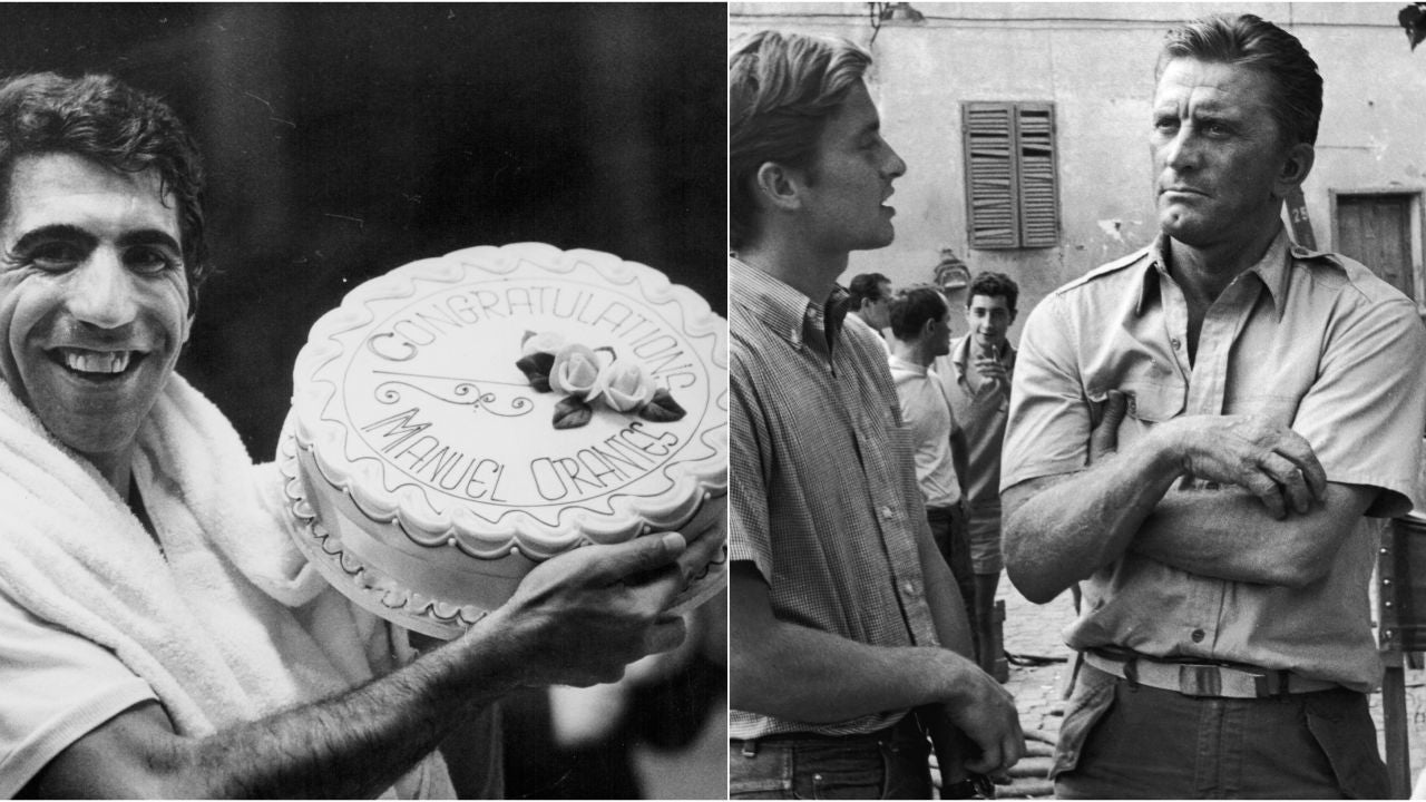 La historia detrás de la amistad entre Kirk Douglas y Manolo Orantes ...