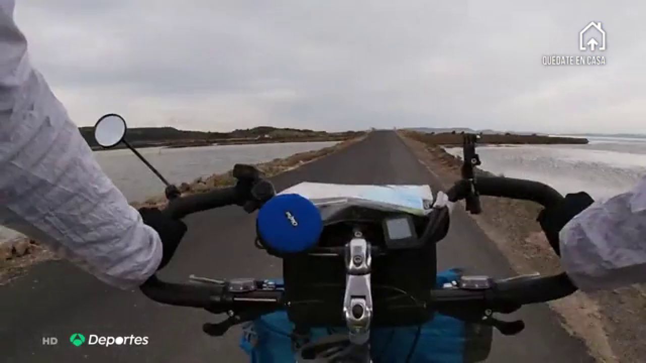 El coronavirus acaba con el reto del 'ciclista solidario' Álex Hohmann ...