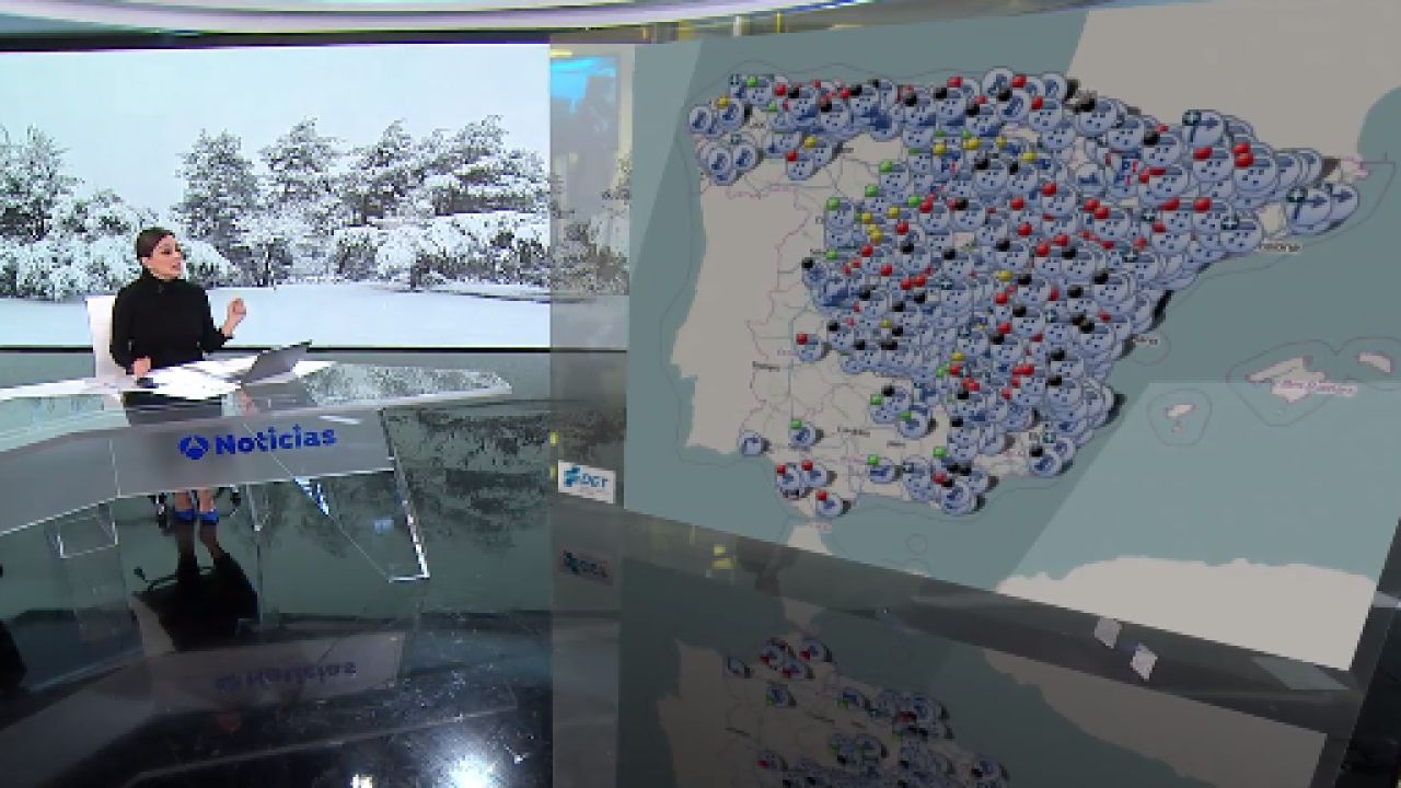 Consulta en este mapa todas las incidencias en las carreteras a causa ...