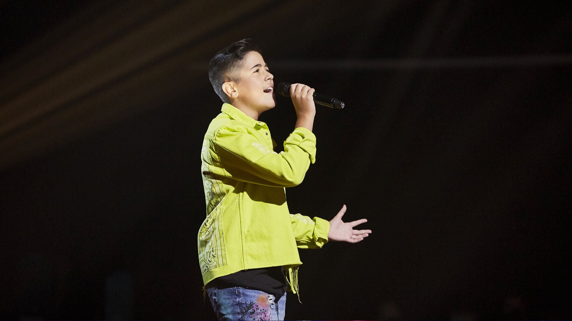 Lukas Urdea canta ‘Mi buen amor’ en la Semifinal de ‘La Voz Kids’