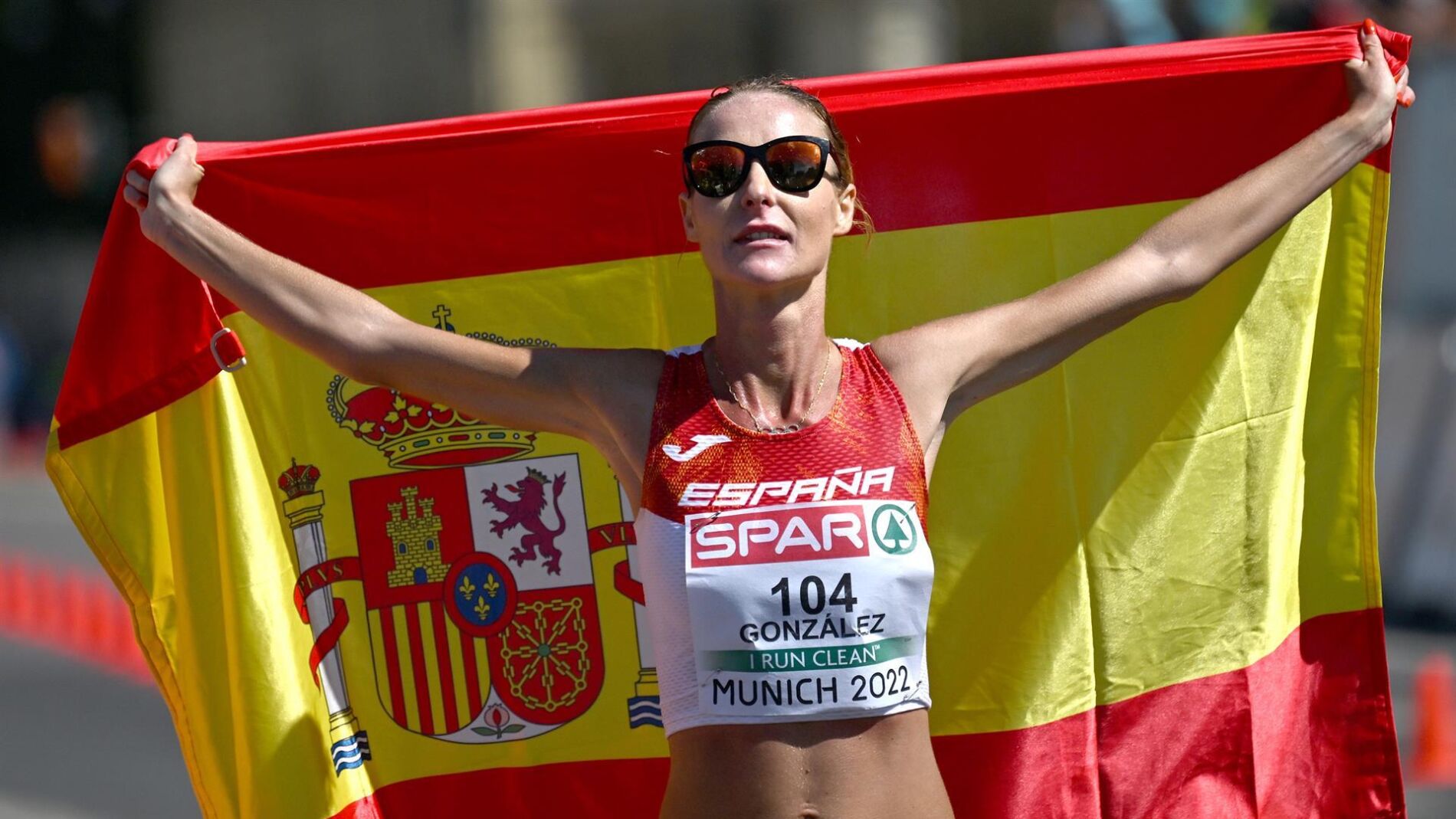 Raquel González, plata en los 35 kilómetros marcha en el europeo de Múnich