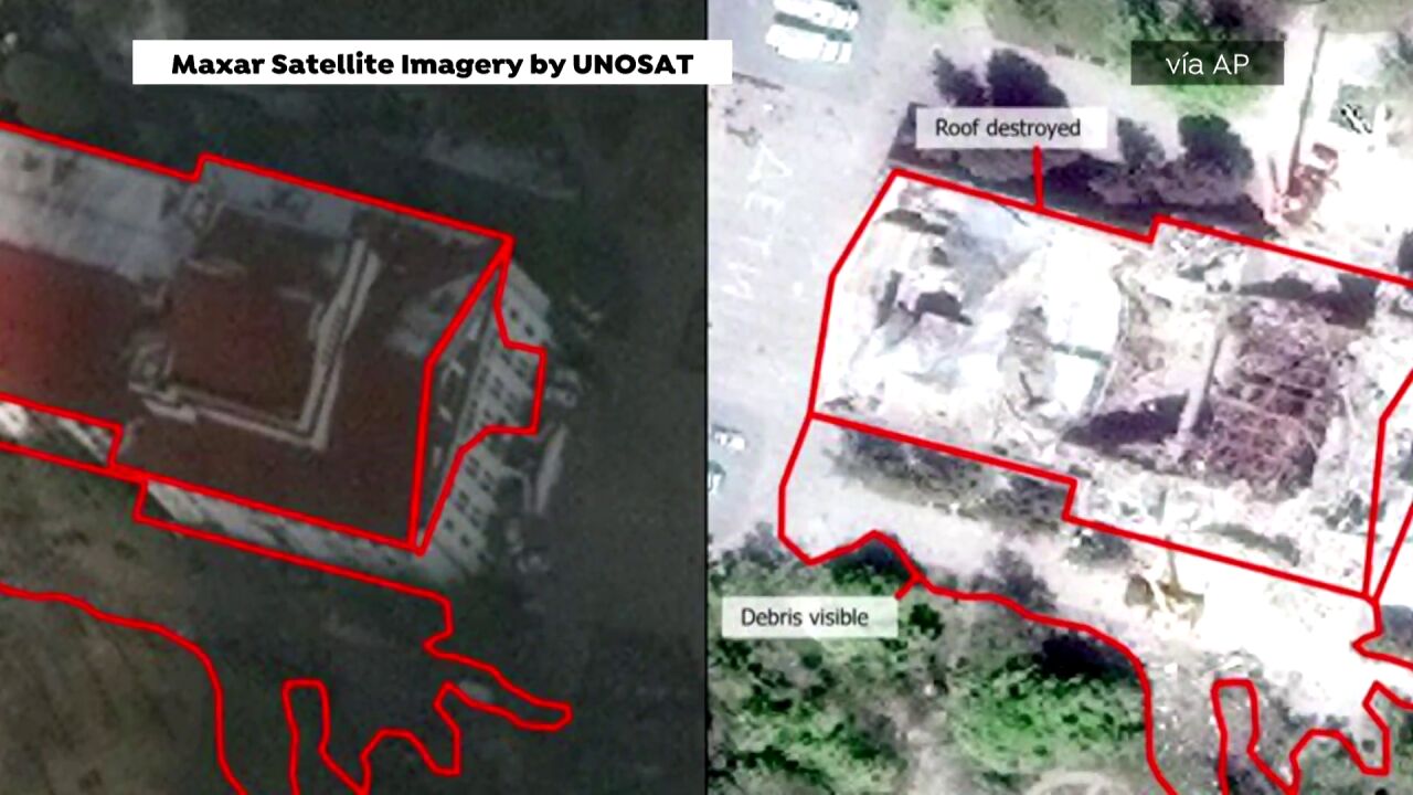 Las impactantes imágenes del antes y el después de la destrucción en ...