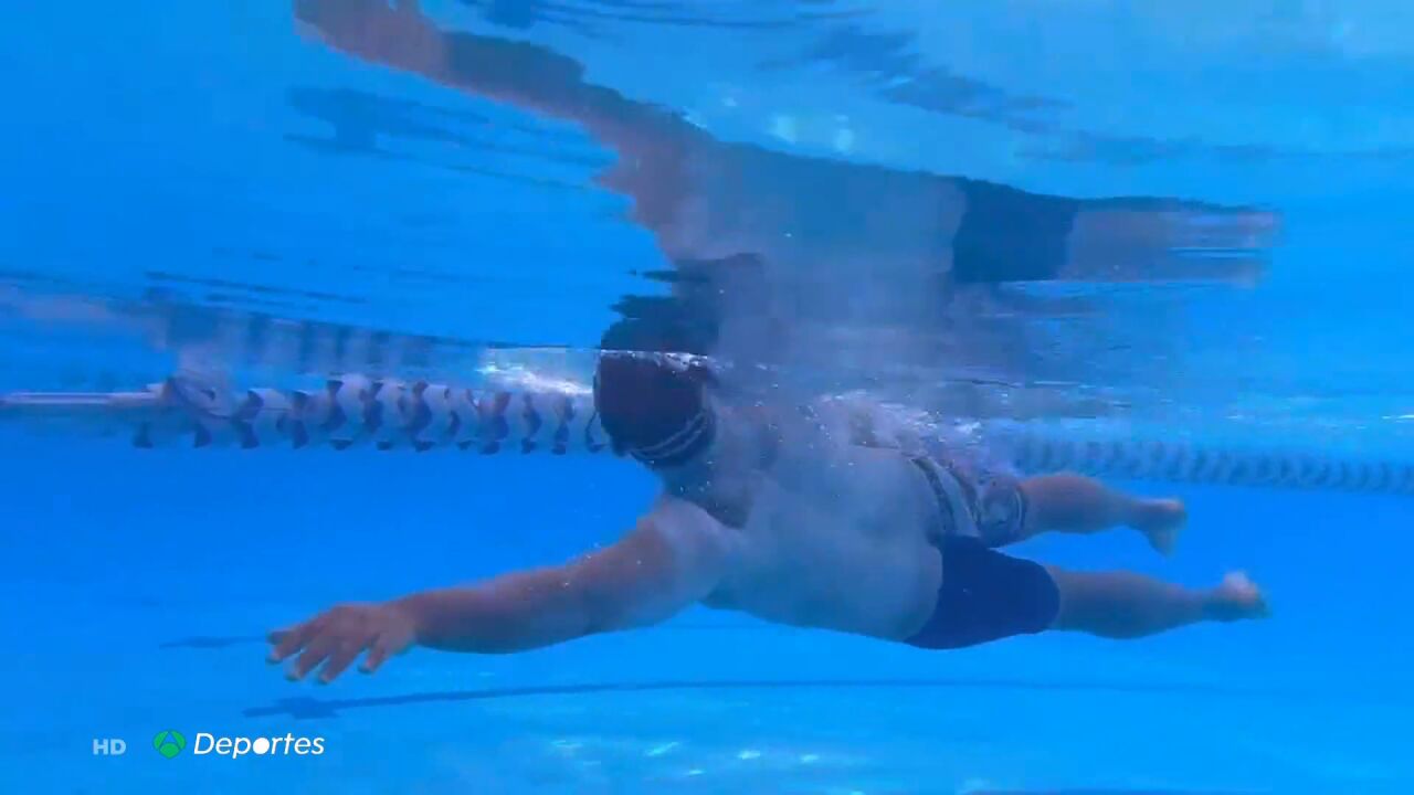 El nuevo reto de Joel Matos: más de 200 kilómetros nadando