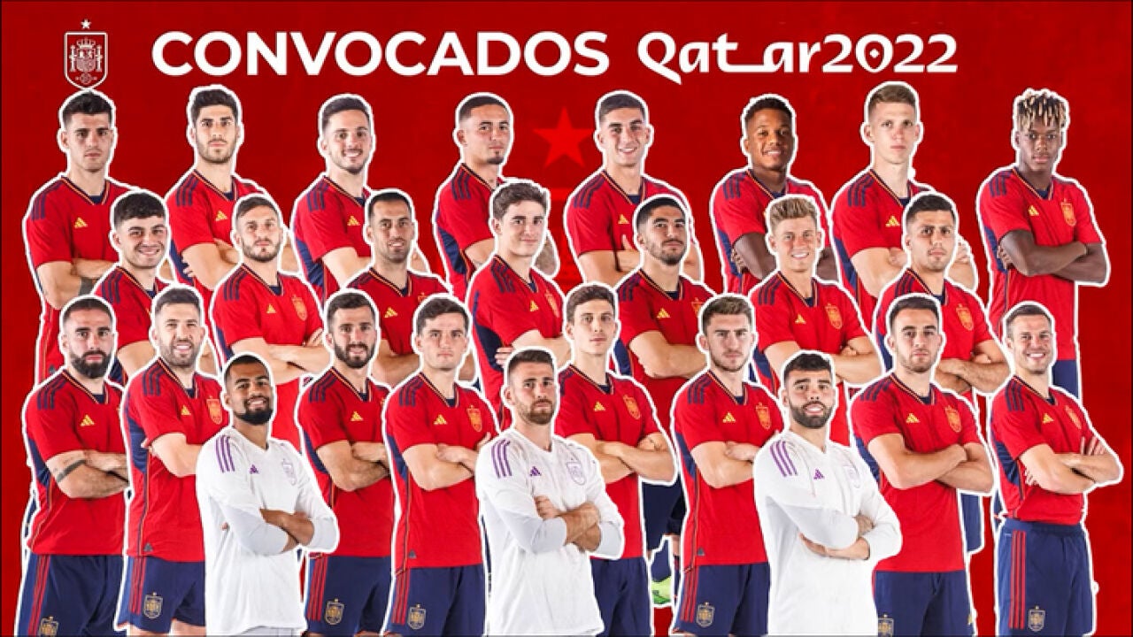 La lista de Luis Enrique para la selección española en el Mundial de Qatar 2022
