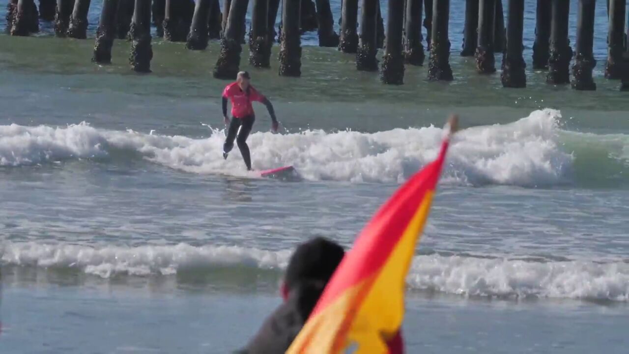 María Martín-Granizo, reina mundial del surf adaptado: "Estoy muy feliz"