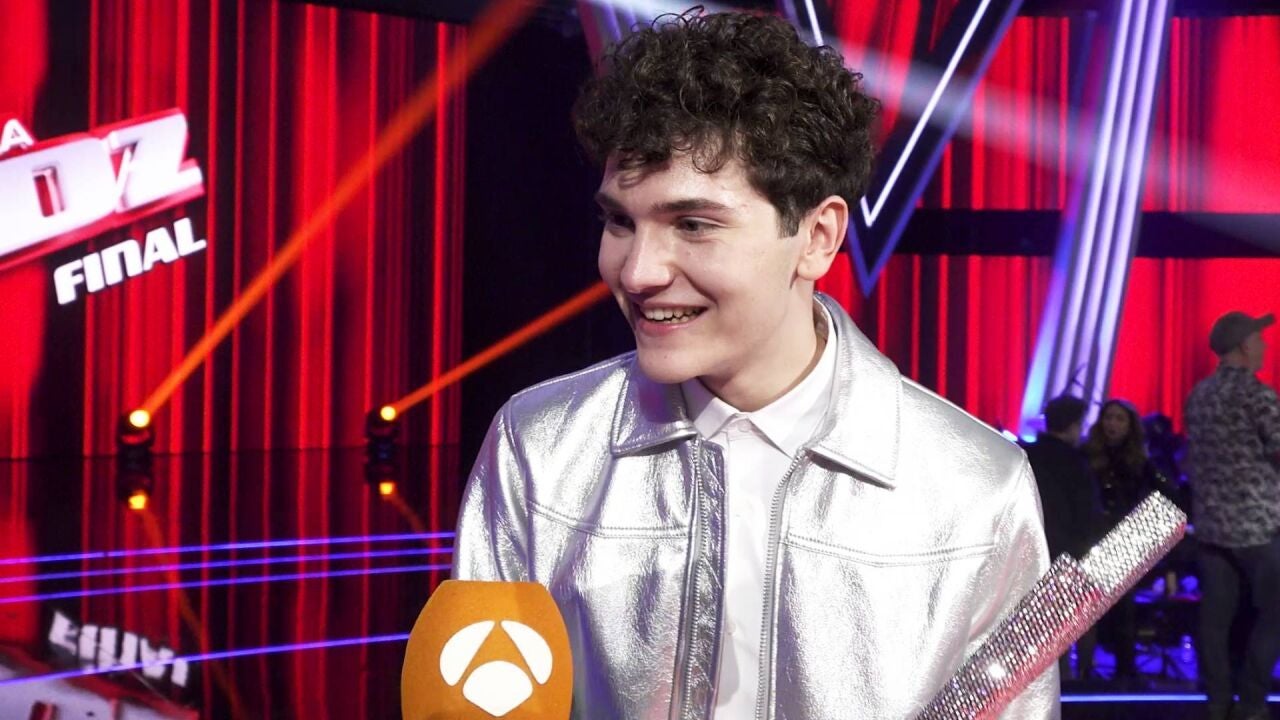 Las primeras palabras de Javier Crespo tras ganar 'La Voz': "Este ...