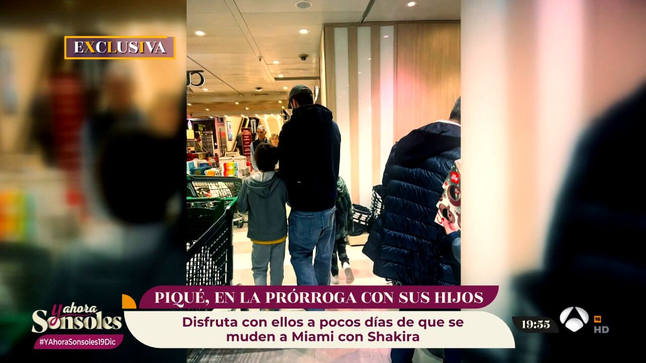 Gerard Piqué disfruta de los últimos días de sus hijos en España antes ...
