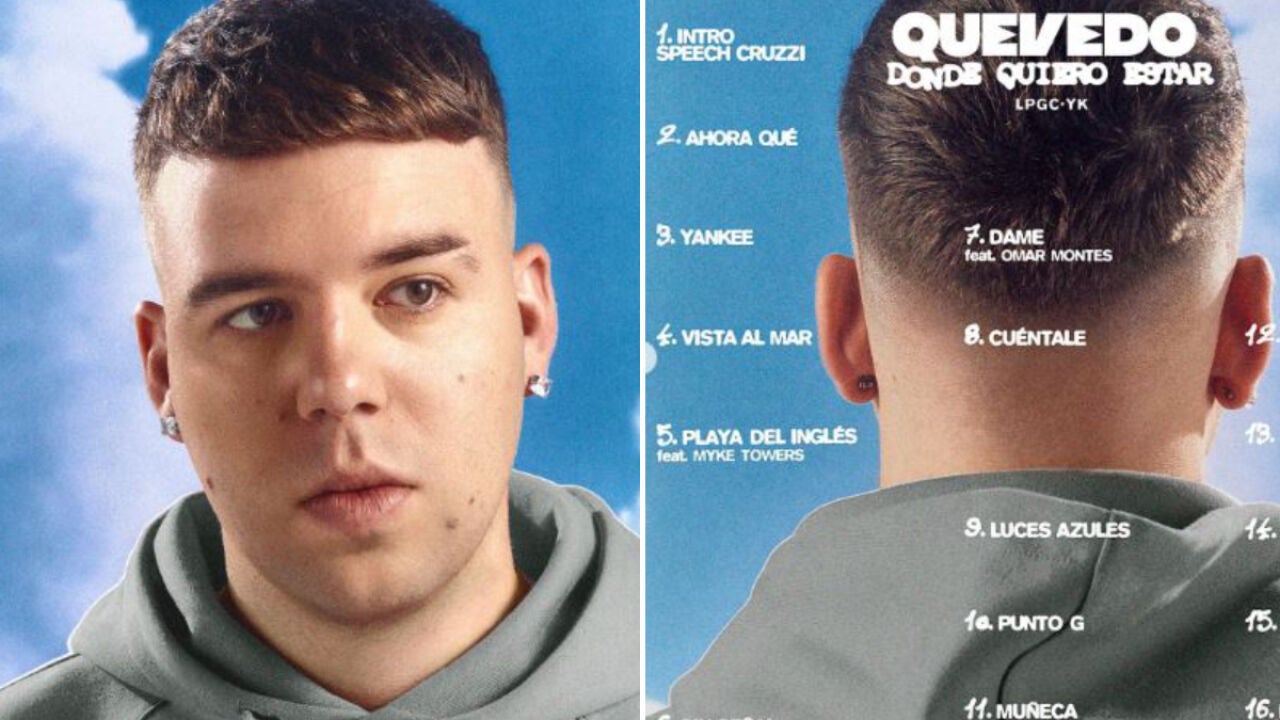 Quevedo estrena su primer álbum 'Dónde quiero estar', con temas inéditos y mucho Canarias