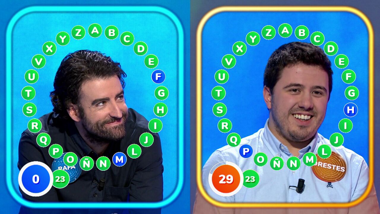 Rafa y Orestes protagonizan un ajustado duelo en ‘El Rosco’… ¡se la ...