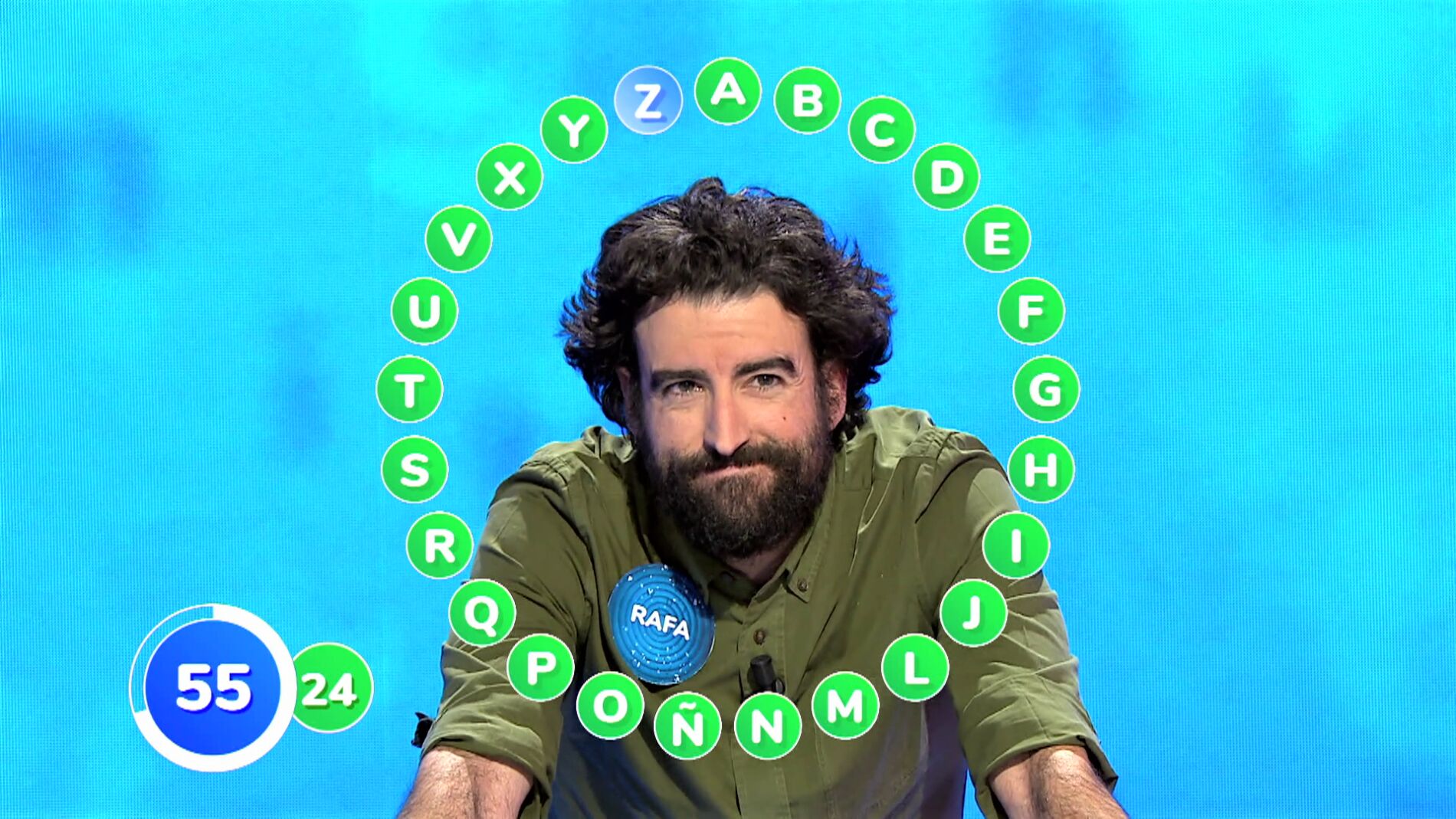 'El Rosco' completo con el que Rafa Castaño ha ganado el bote de 'Pasapalabra'