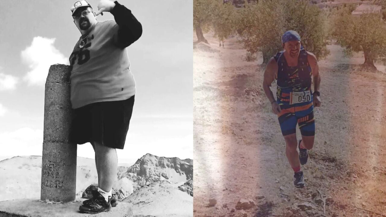 De 232 kilos de peso a correr maratones de montaña: la increíble transformación de Óscar Molina
