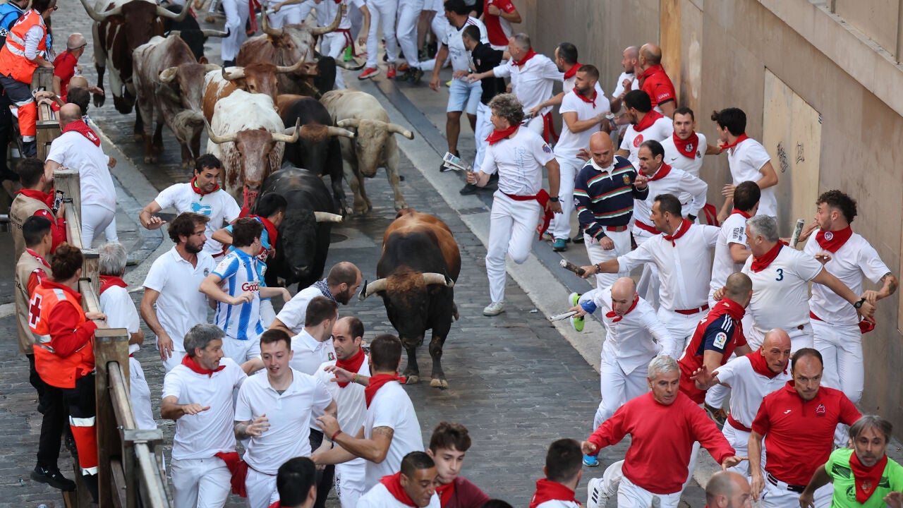Varios heridos en un tenso encierro de San Fermín 2023 que ha dejado ...