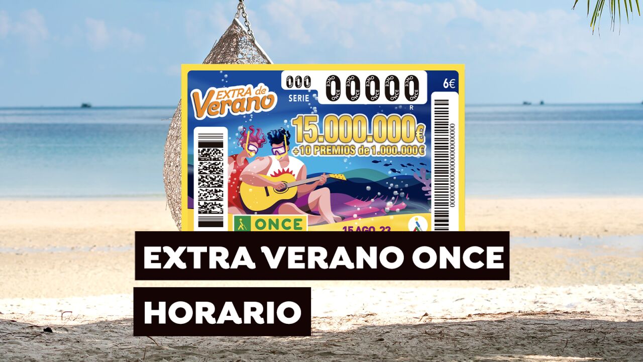 Horario y dónde ver el Sorteo Extra de Verano de la ONCE