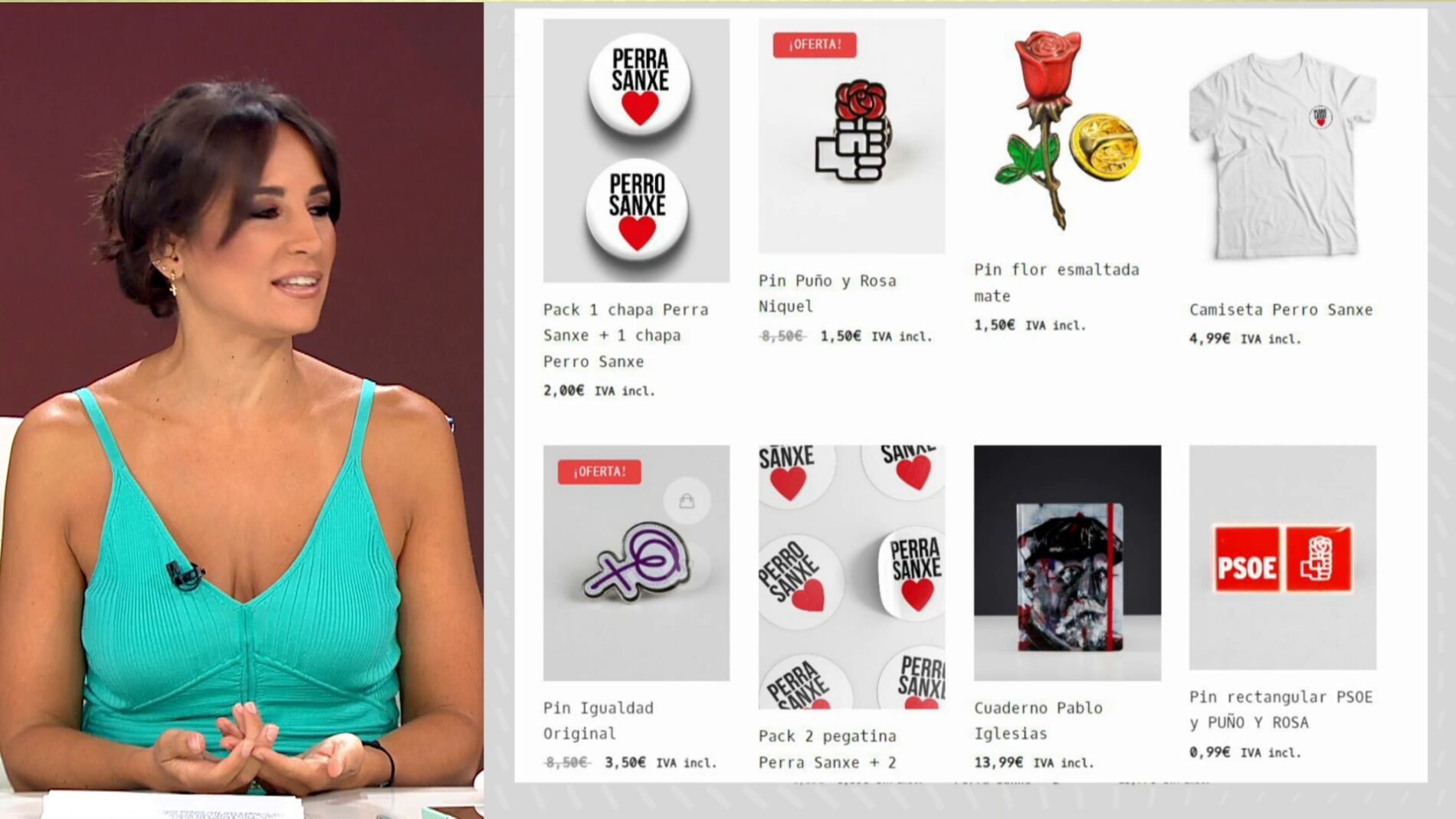 El PSOE saca a la venta camisetas con el logo 'Perro Sanxe'