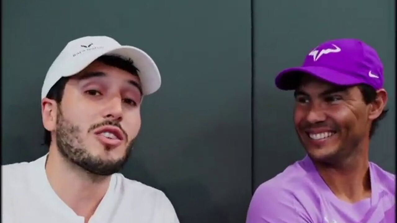 Rafa Nadal prepara a Sebastián Yatra para jugar con Alcaraz en el US Open