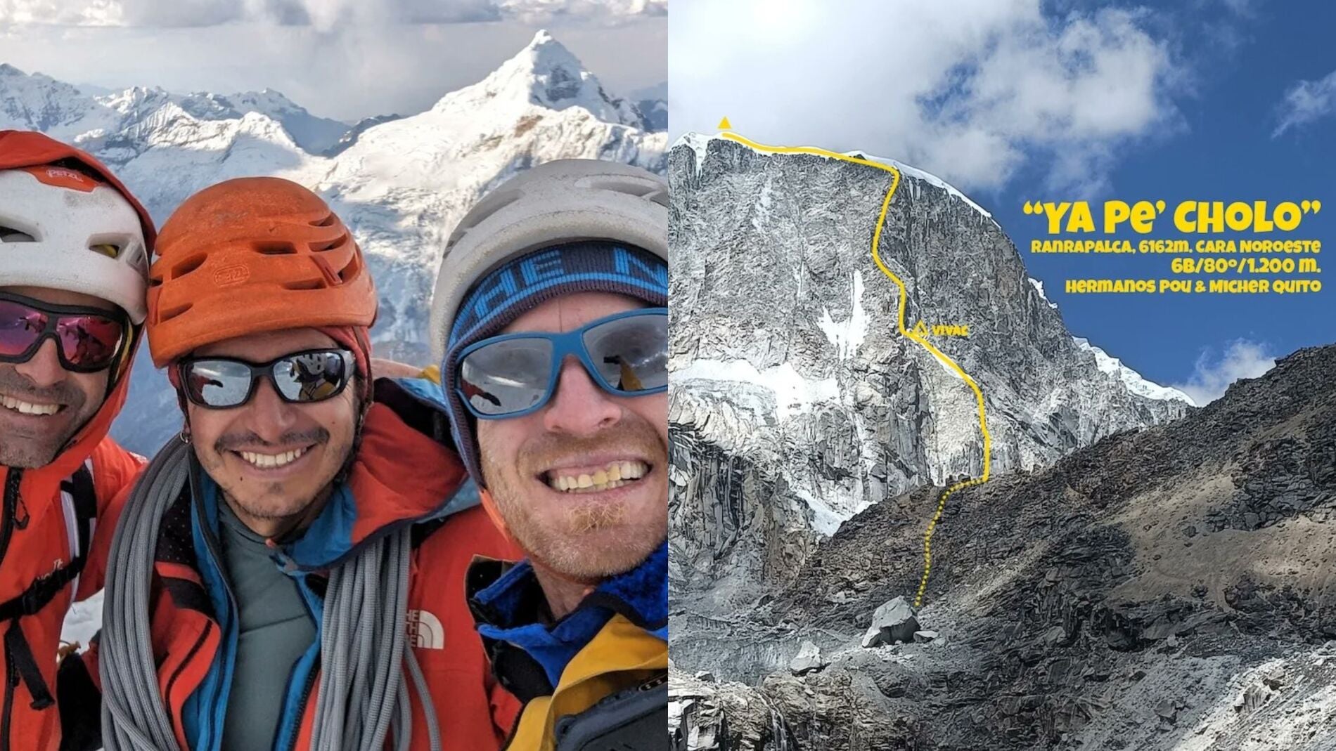 Los hermanos Pou abren una nueva vía en los Andes Peruanos: ¡48 horas ...