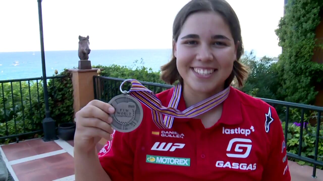 Daniela Guillén, subcampeona del mundo de motocross con sólo 17 años: "No me lo creo"