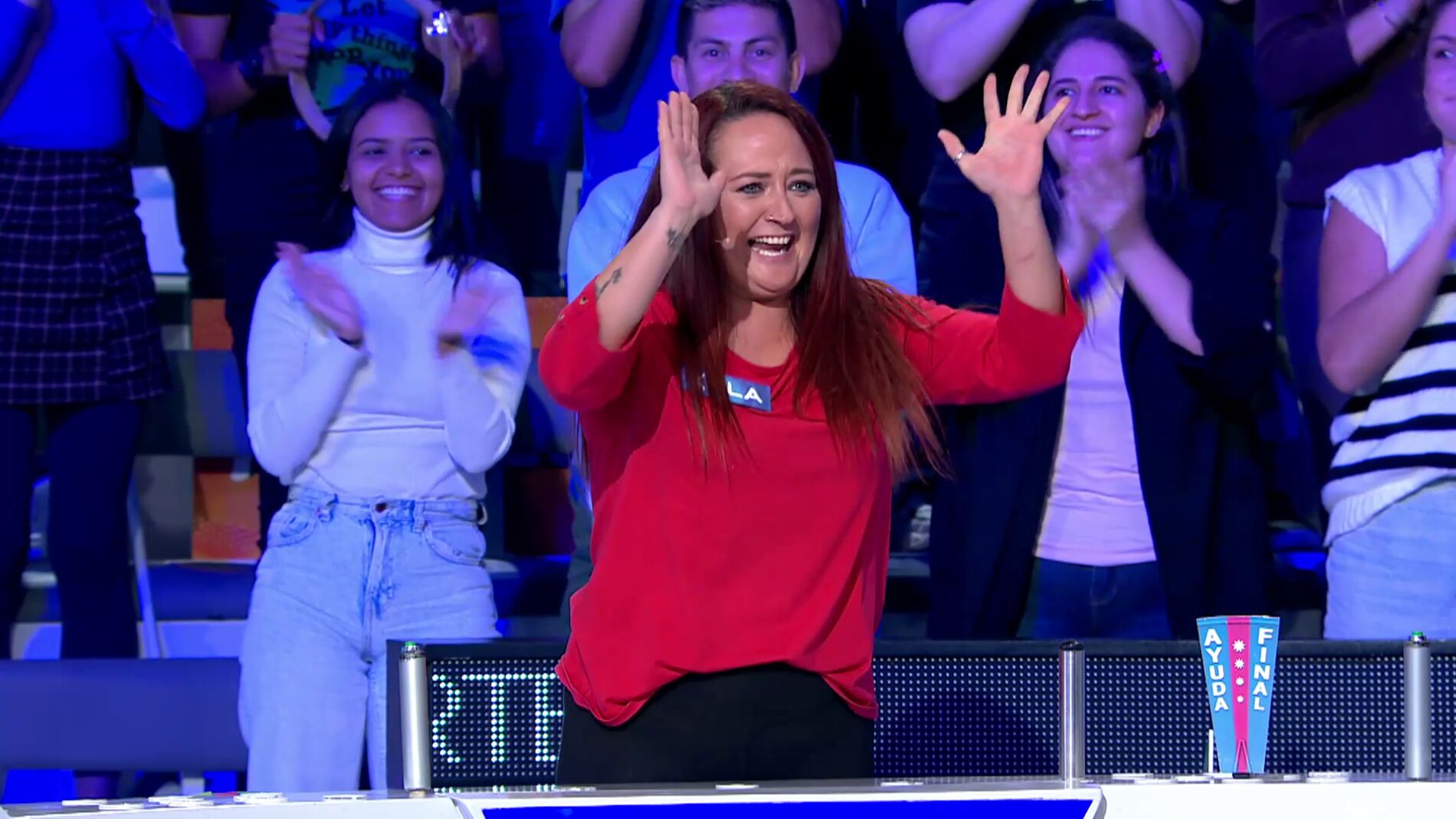 La sorpresa de Kela tras caer en el Bote y adelantar a sus compañeros ...