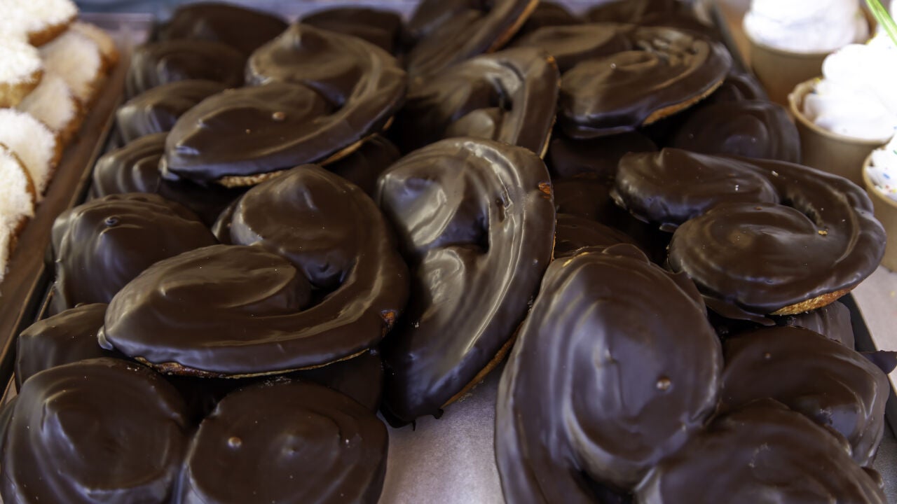 Receta fácil y saludable de palmera de chocolate sin azúcar