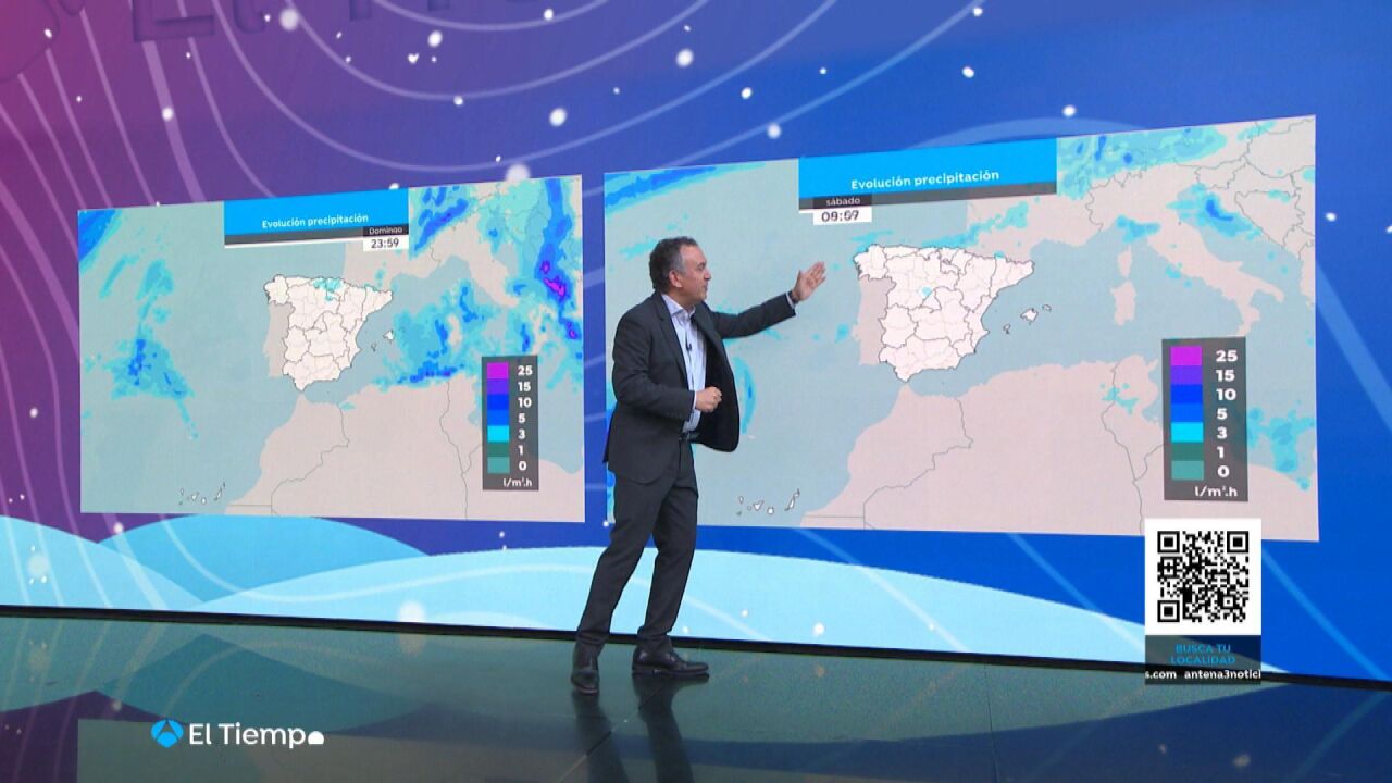 Roberto Brasero explica los cambios de tiempo: "Los modelos ...