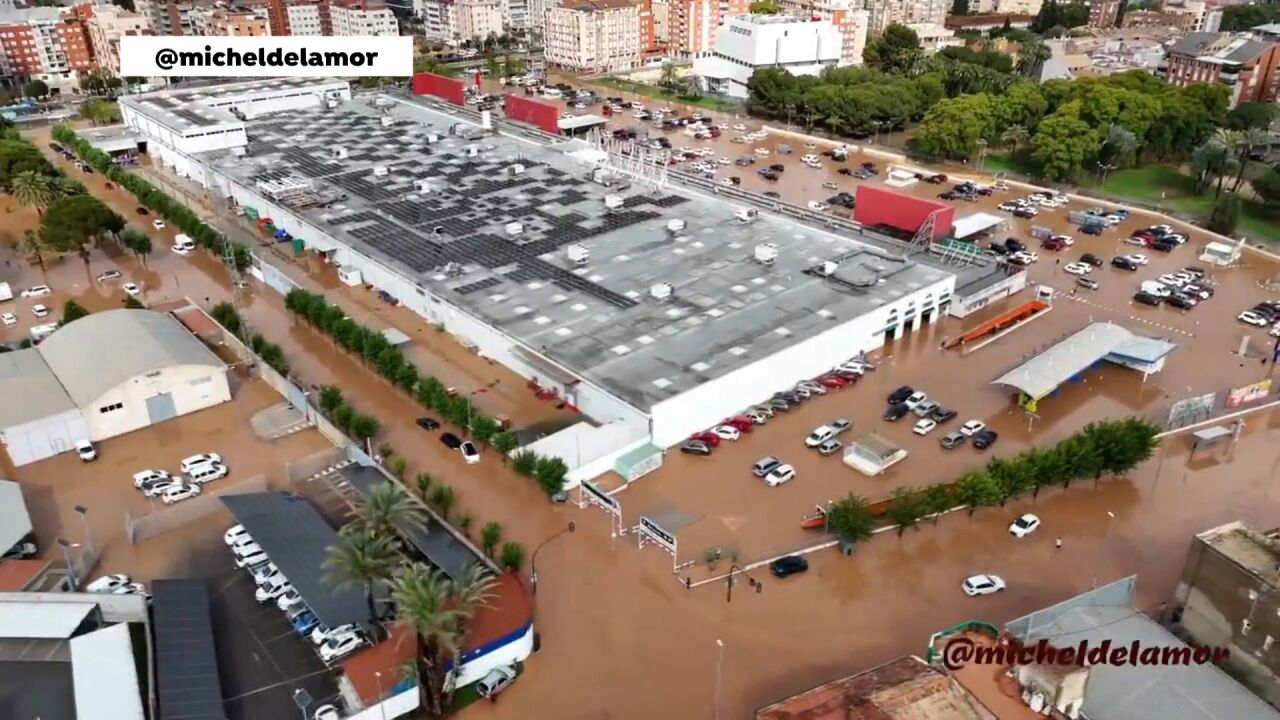 Vídeo | Murcia, devastada por las lluvias, a vista de dron: pedirán la ...