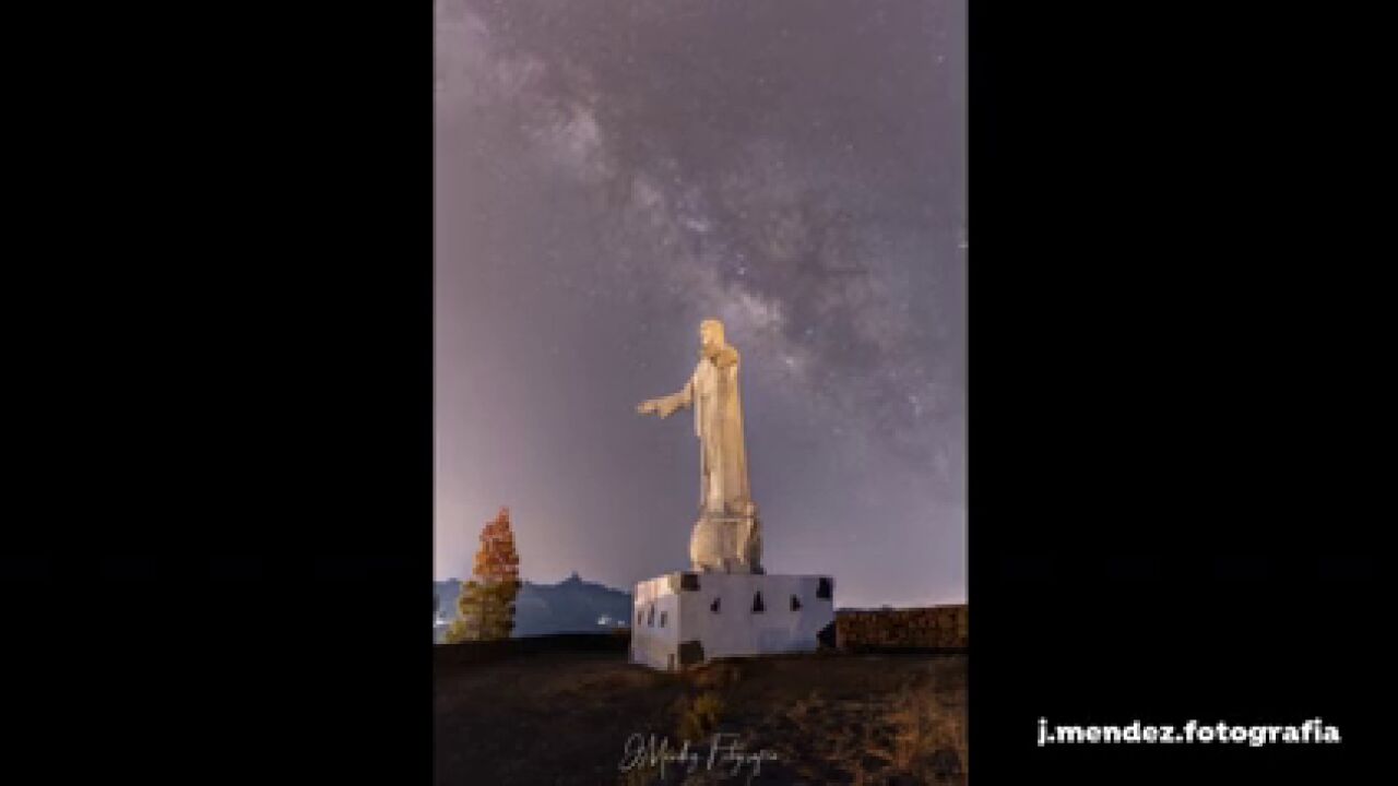 Un fotógrafo canario capta la vía láctea desde la cumbre de Gran ...