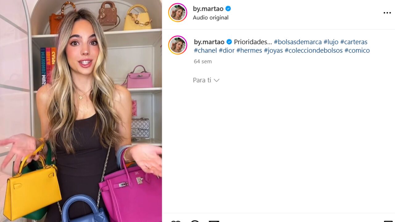 ¿Quién es Marta Ojeda? La tiktoker canaria que vive en Miami y colecciona bolsos Hermès