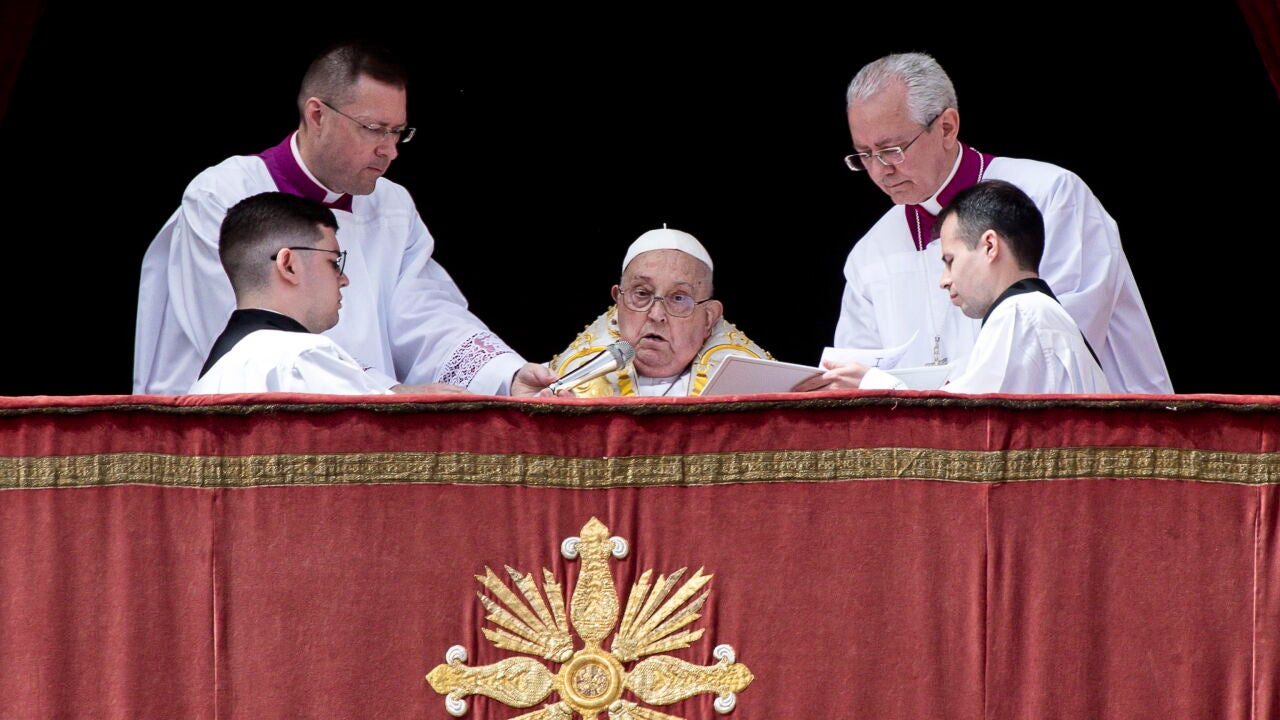 El papa Francisco reapareció públicamente el Domingo de Resurrección ...