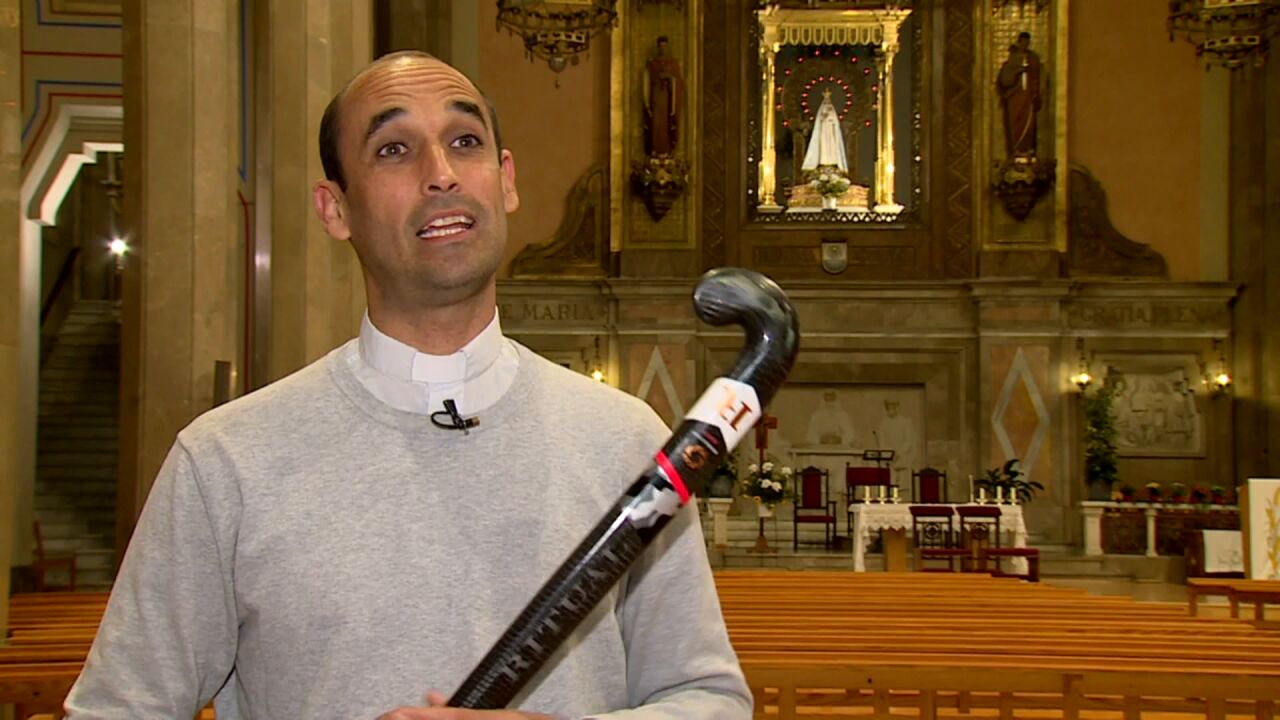 Litus Ballbé, el cura que jugaba al hockey hierba: "Le pedía a Dios ...