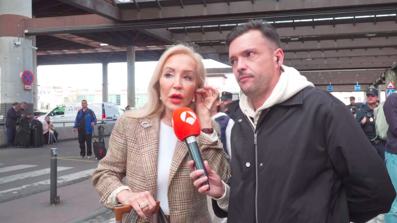 Carmen Lomana, afectada por el retraso de los trenes: "Aquí querría ver ...