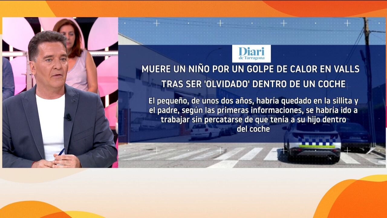 Fallece un bebé olvidado en el interior de un coche en Valls: "Estamos ...