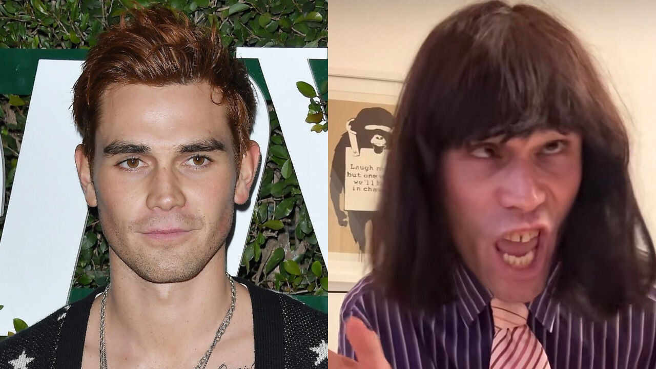 KJ Apa reaparece con peluca y dientes falsos presentando un alter ego ...
