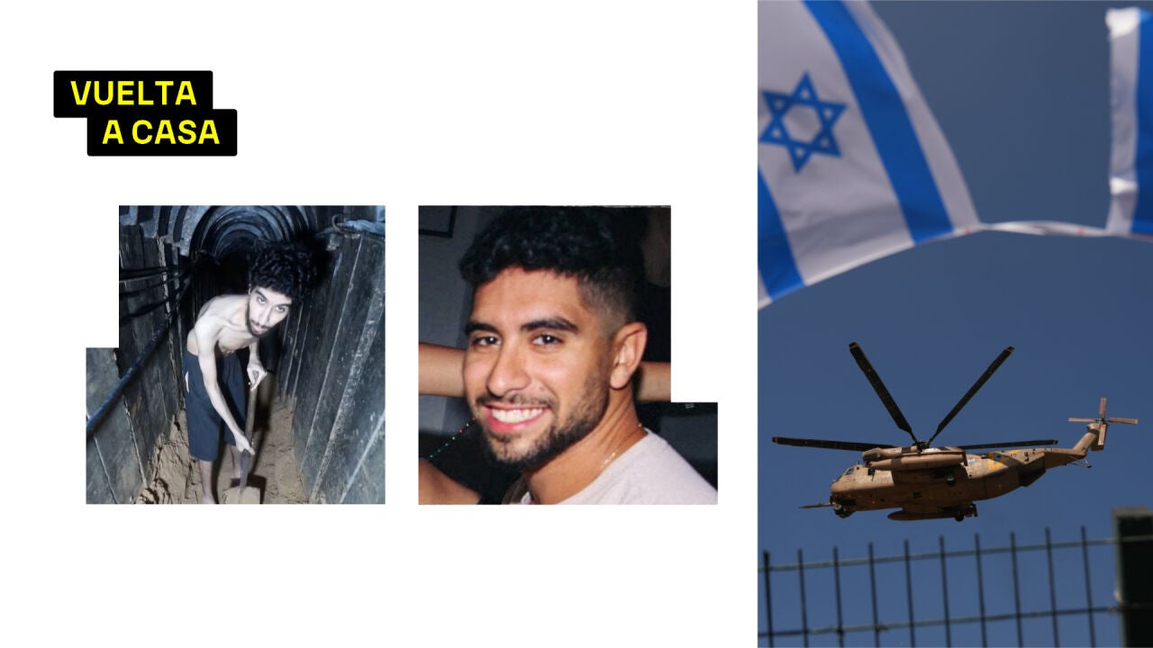 El rehén Evyatar David ya respira en libertad después de que Hamás ...