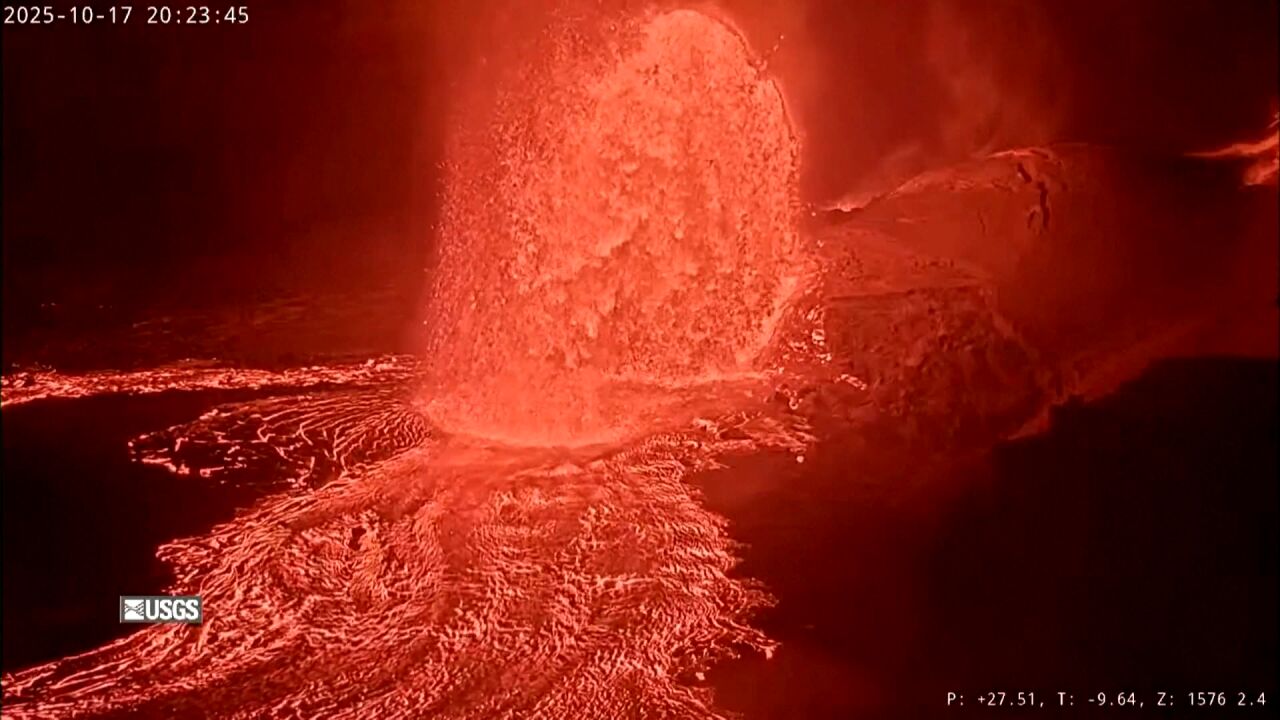 VÍDEO: Una nueva erupción en el volcán de Kilauea, en Hawái, lanza ...