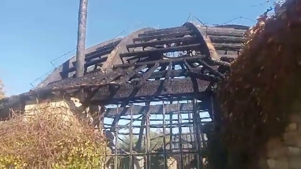 Un incendio destruye la cúpula del restaurante Mas Marroch de los ...