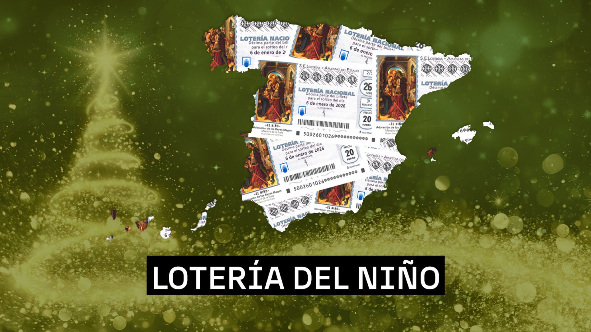 Mapa de premios de la Lotería del Niño 2026: ¿Dónde han caído los ...
