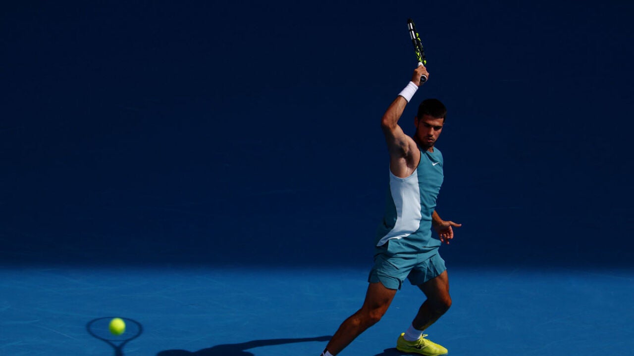 Esta fotografía de la sombra de Carlos Alcaraz, mejor imagen deportiva ...