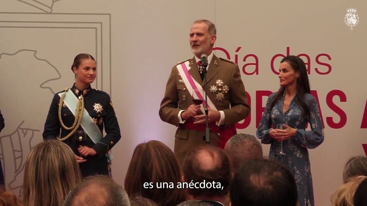 VÍDEO:El gracioso momento del rey Felipe VI en el brindis de las ...