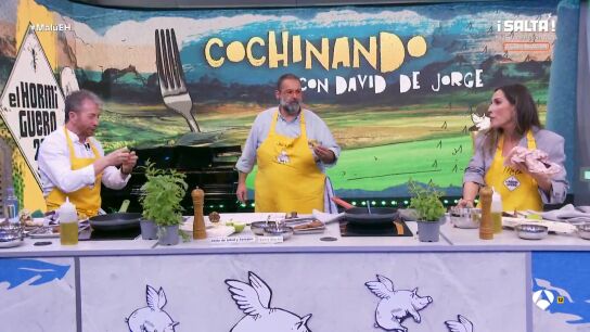 Tacos de morcilla y plátano: La loca receta con la que David de Jorge ...